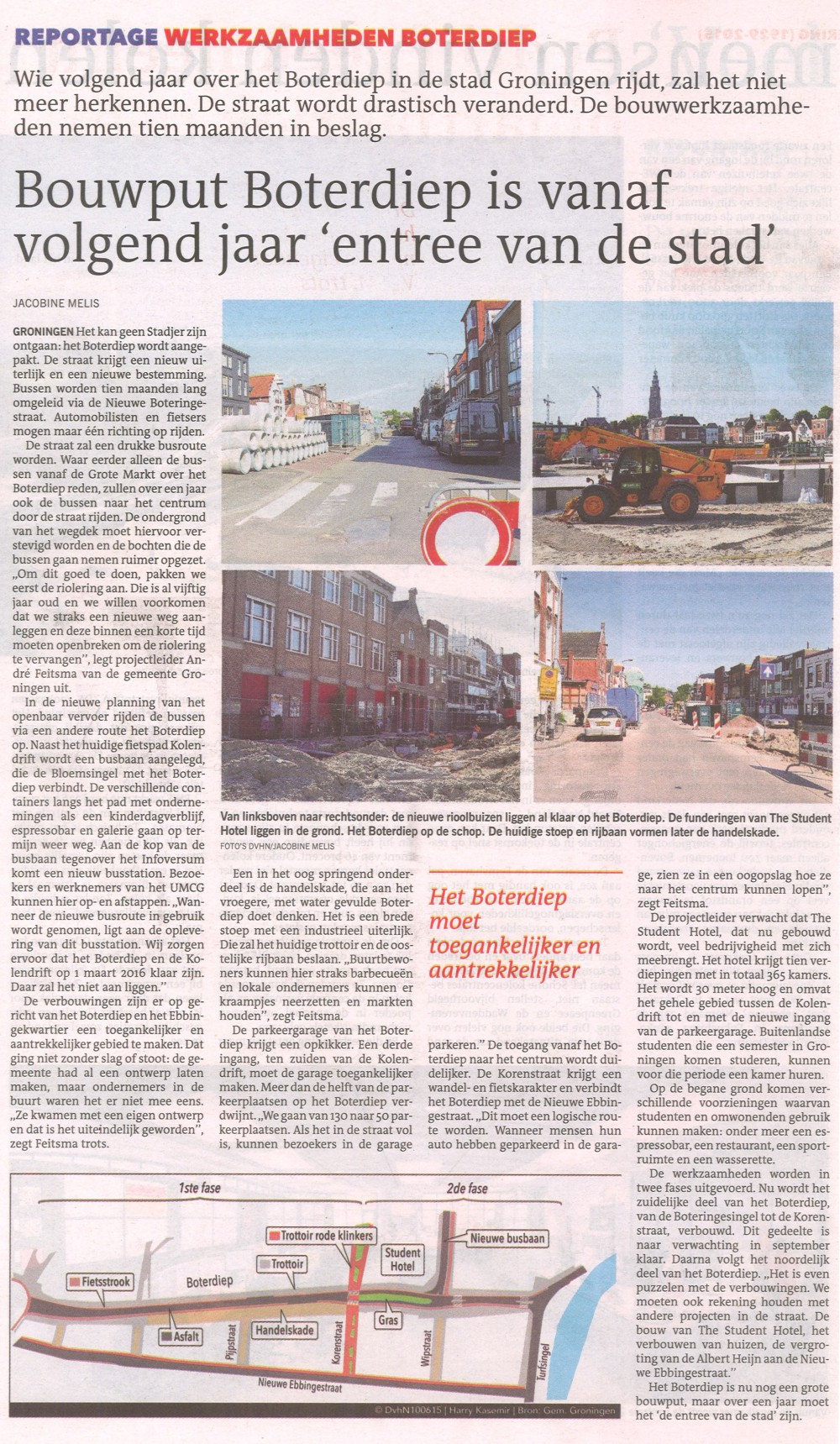 werkzaamheden aan het Boterdiep in volle gang - AAS Groningen